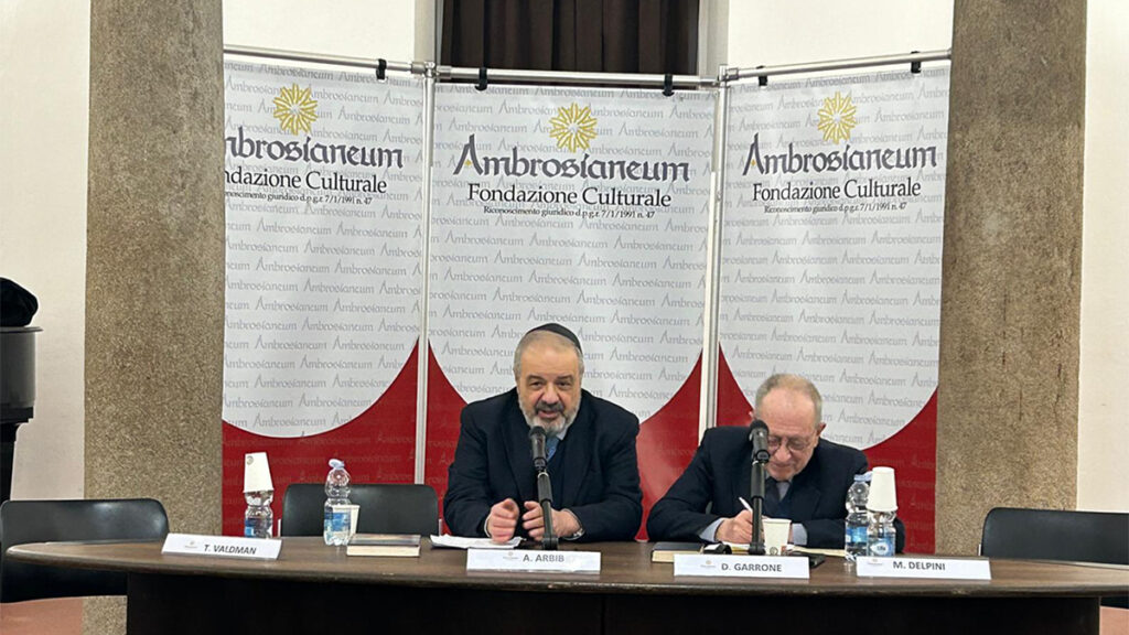 Dialogo ebraico-cristiano per il Giubileo. Rav Arbib: “È un momento di ...