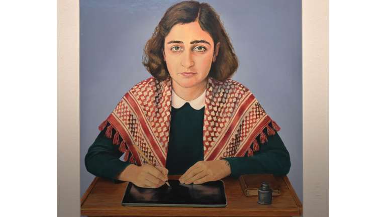 Anna Frank ritratta con la kefiah: il nuovo ribaltamento della storia ...