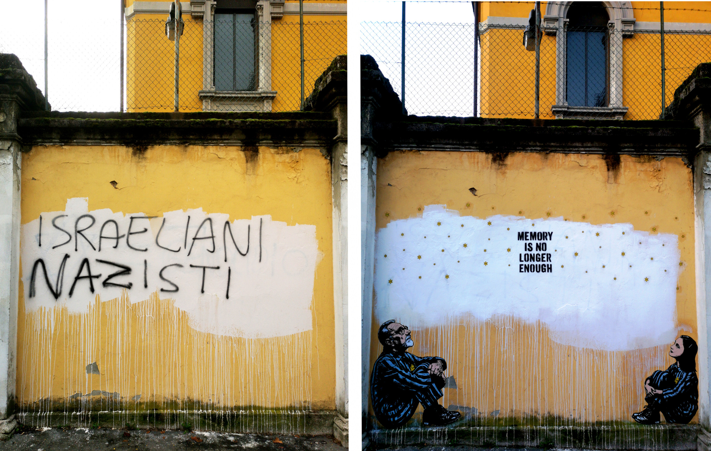 Milano: alla Caserma Montello nuovo murale con Primo Levi e Anna Frank ...